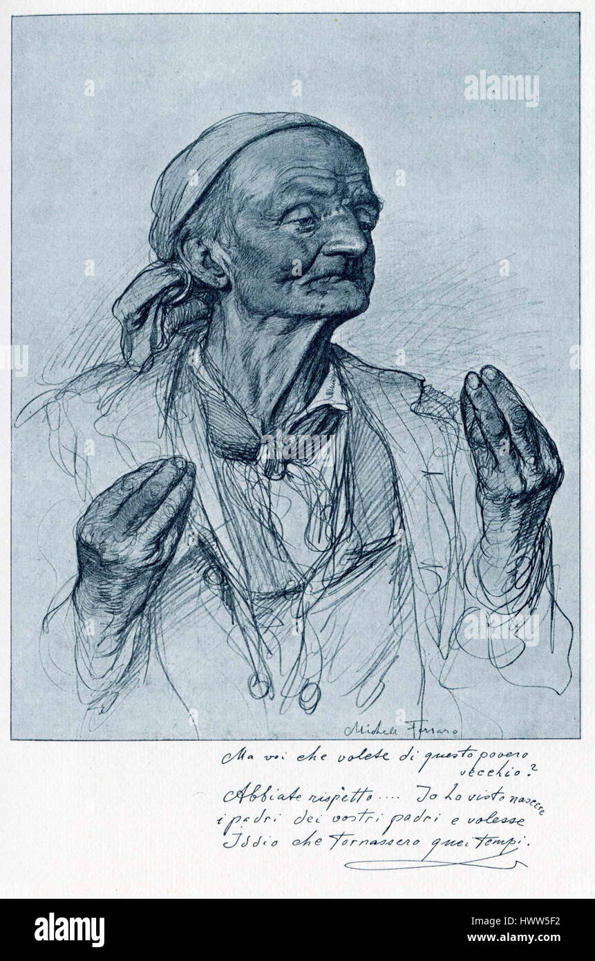 This painting by Michele Napoli Vecchio, an artist known for his ...
