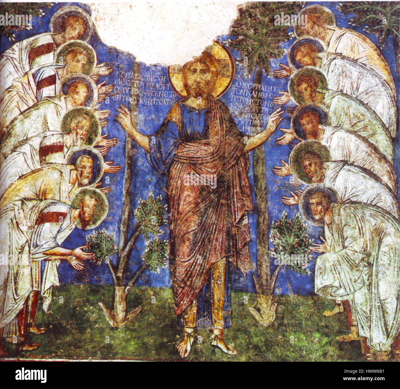 A depiction of the Apostles, likely in a religious context, showcasing ...