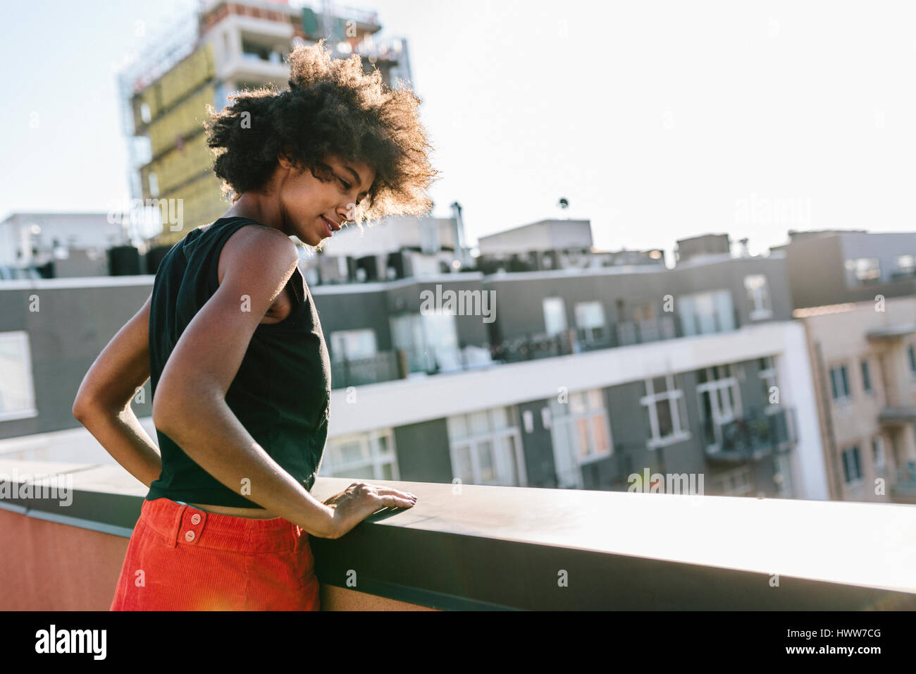 Rooftop terrace brooklyn hi-res stock photography and images - Alamy