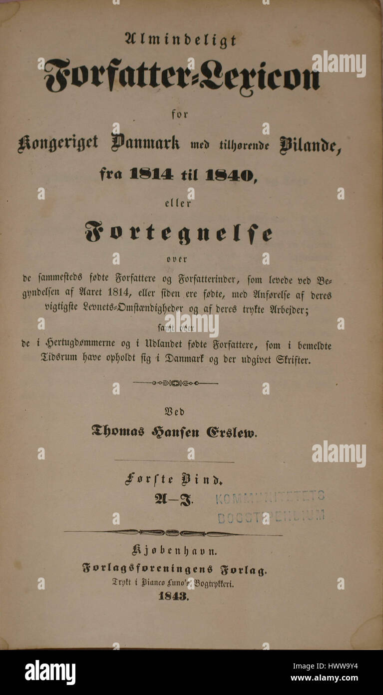 Forfatter hi-res stock photography and images - Alamy