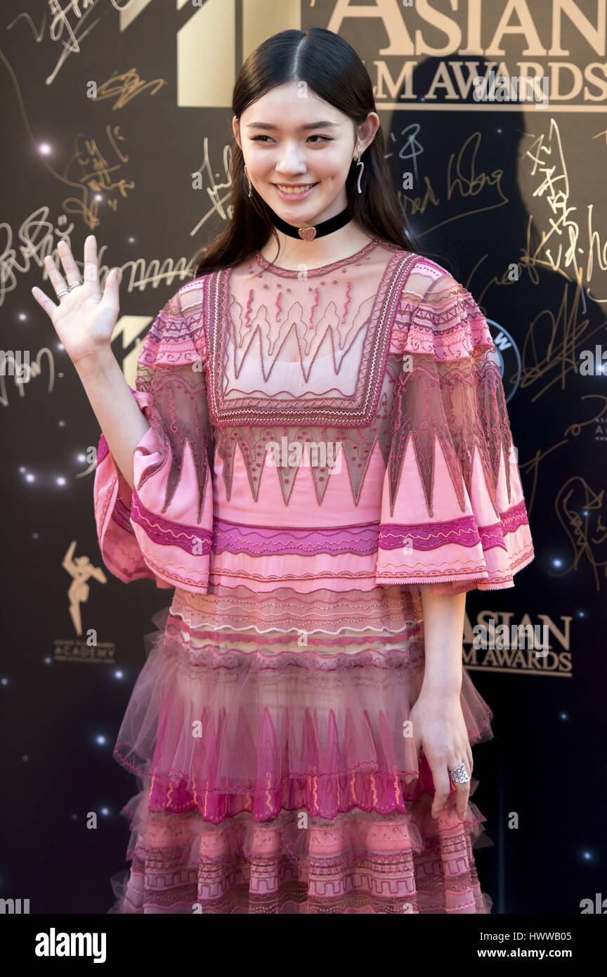 Jelly Lin, winner of the Rising Star of Asia Award for 'Mermaid" on the ...