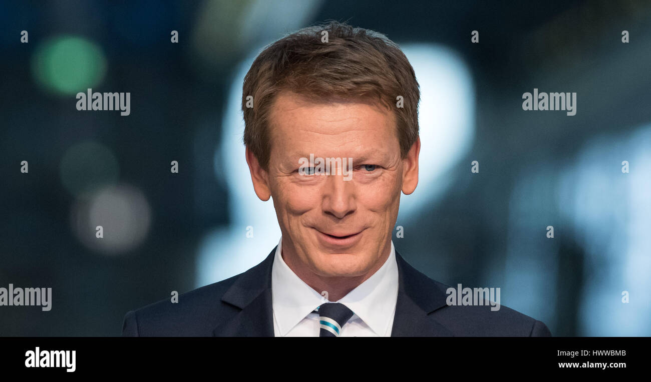 The new head of the German Railway Richard Lutz presents the annual ...