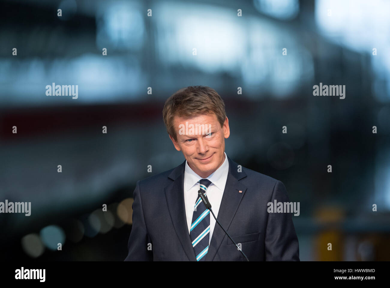 The new head of the German Railway Richard Lutz presents the annual ...