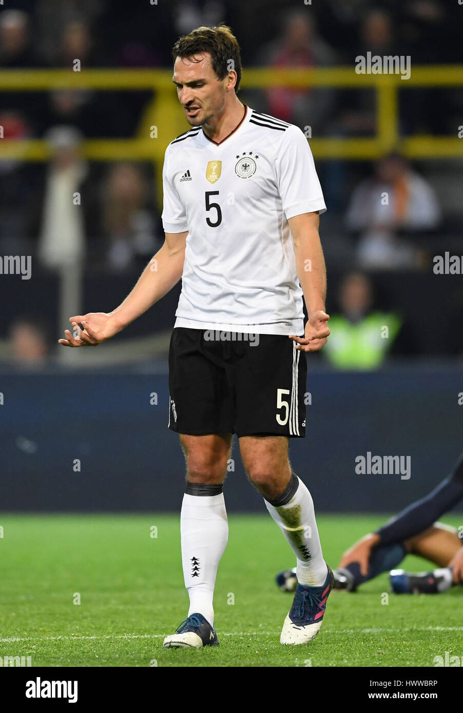 Dortmund, Germany. 22nd Mar, 2017. Germany's Mats Hummels during the ...