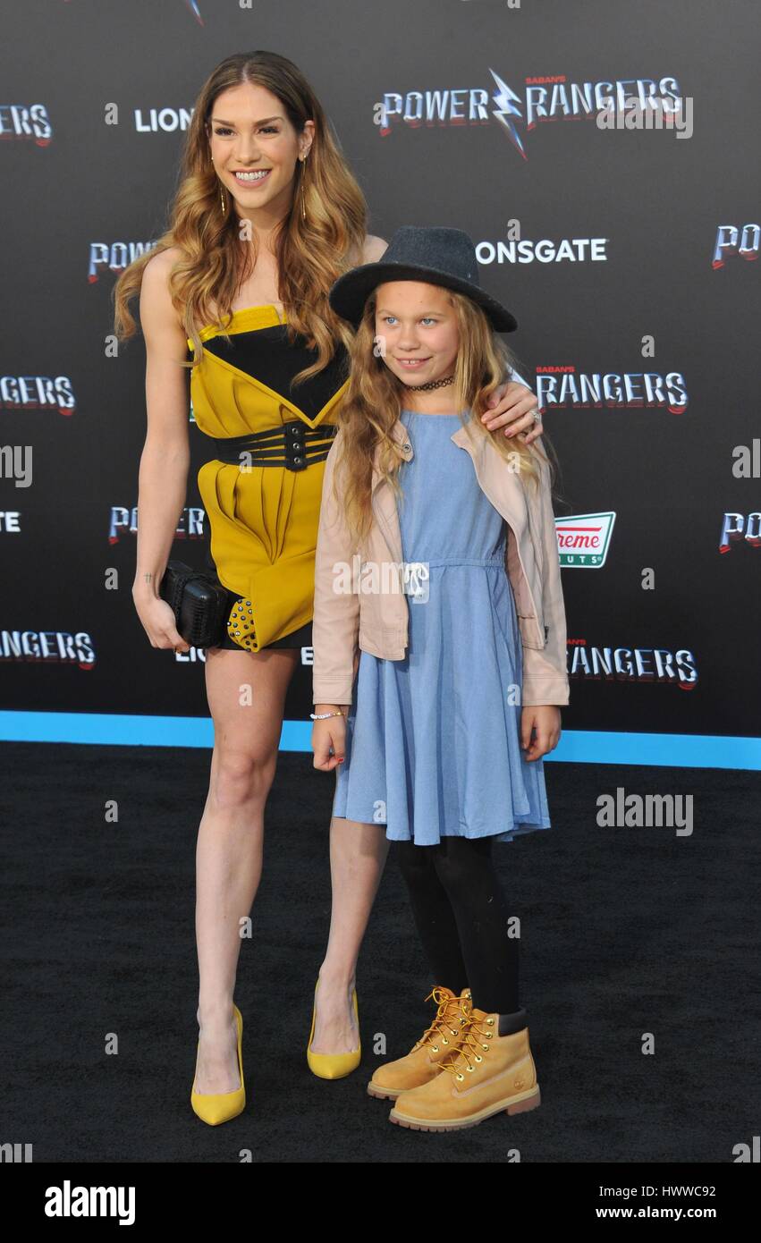 Los Angeles, California, USA. 22nd Mar, 2017. Allison Holker, Daughter ...