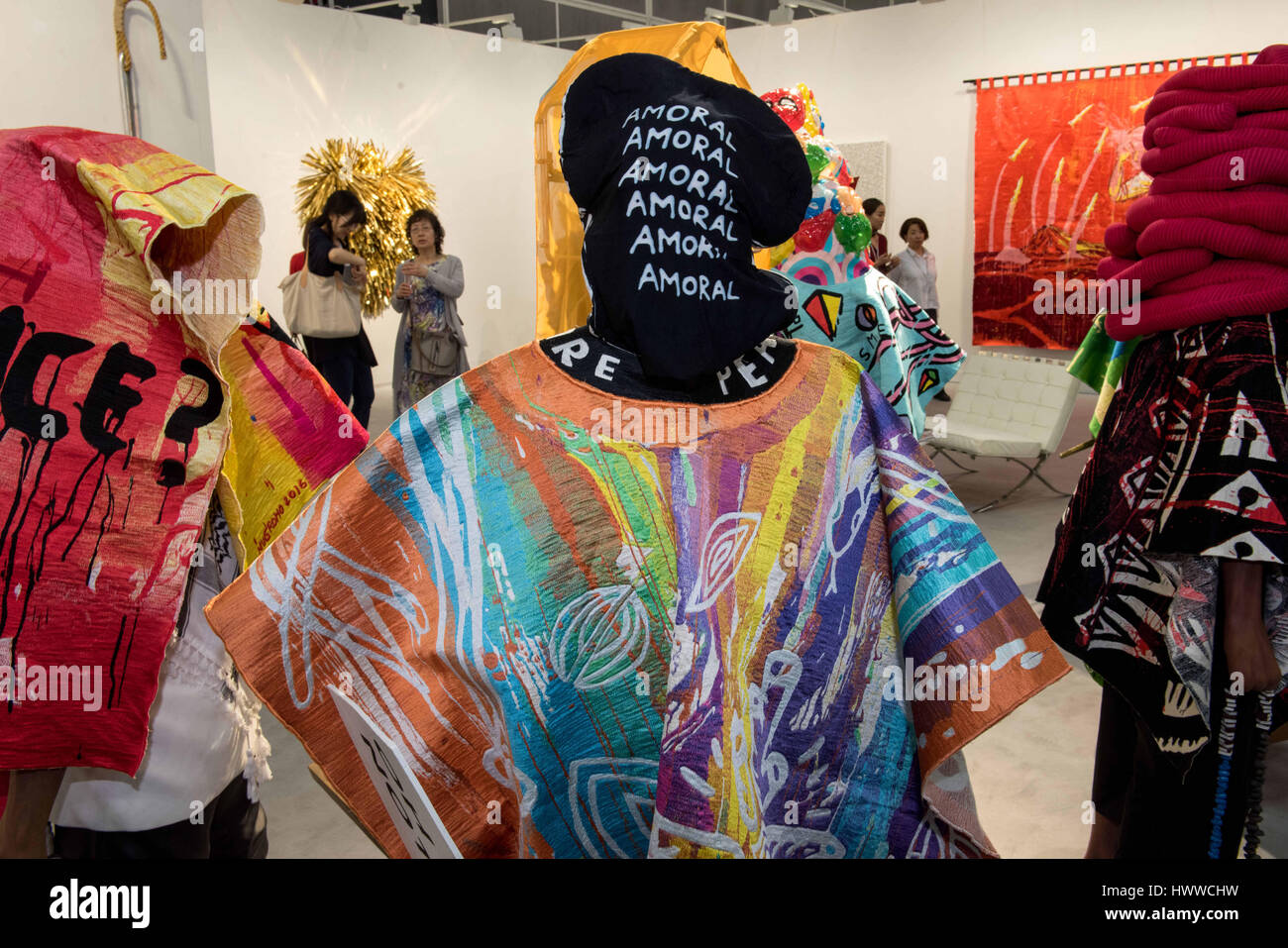 Hong Kong, Hong Kong SAR, China. 23rd Mar, 2017. Indonesian artist Eko ...