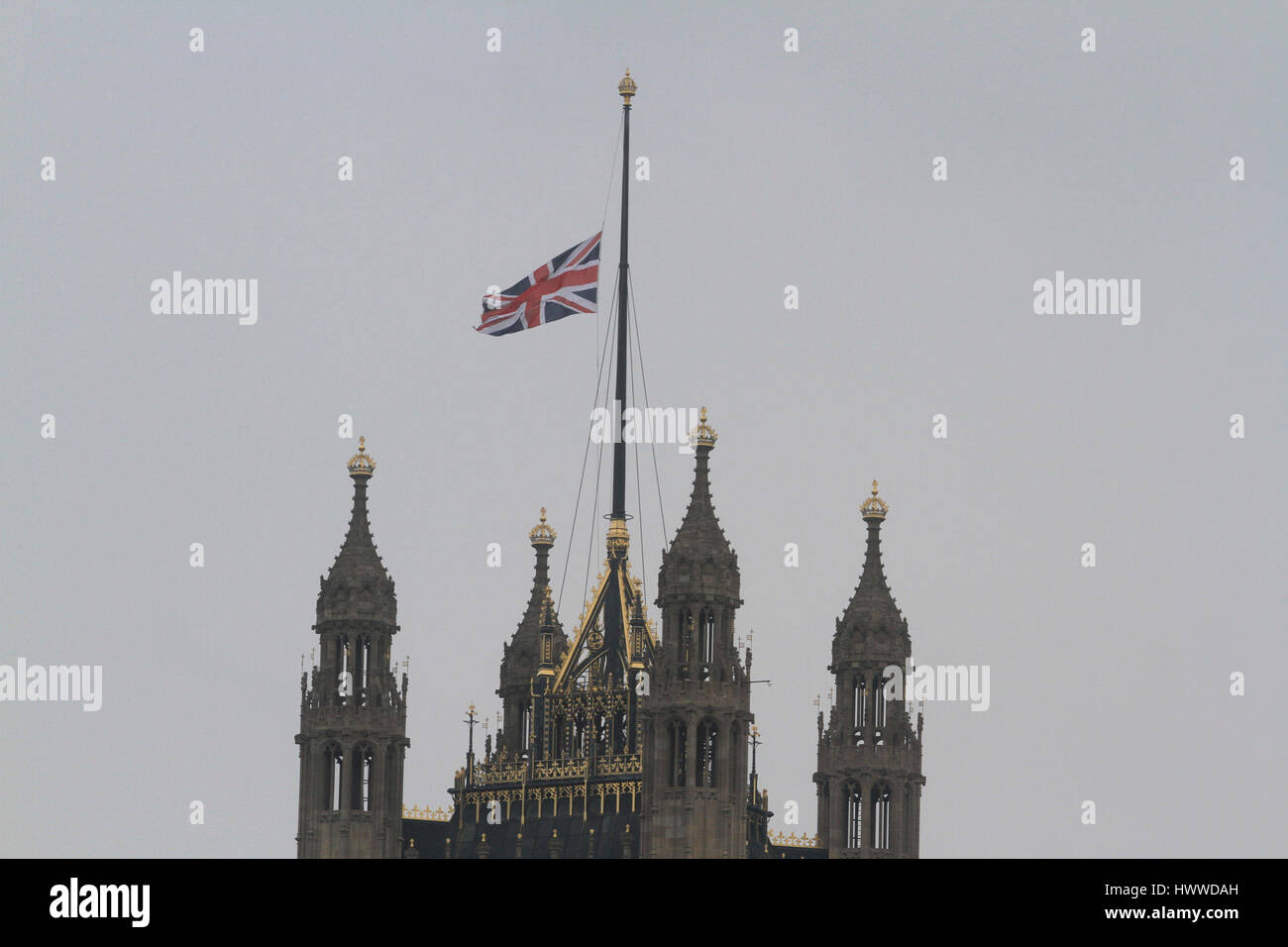 Half Mast Union Jack Stock Photos & Half Mast Union Jack Stock Images ...