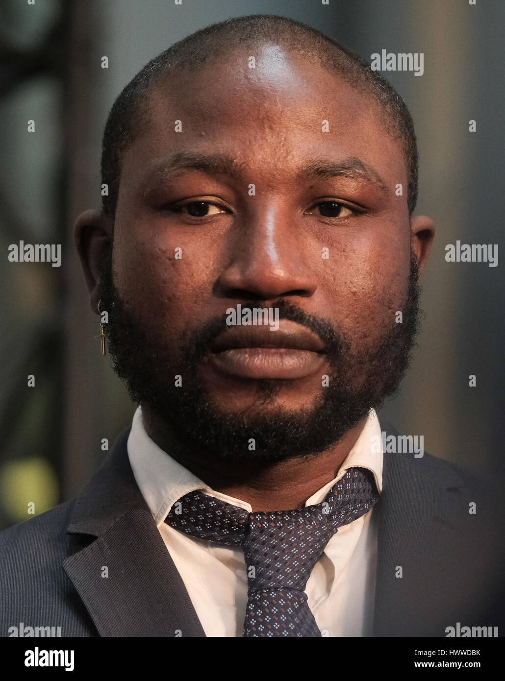 Hamburg, Germany. 23rd Mar, 2017. The British cruiserweight boxer Ola ...