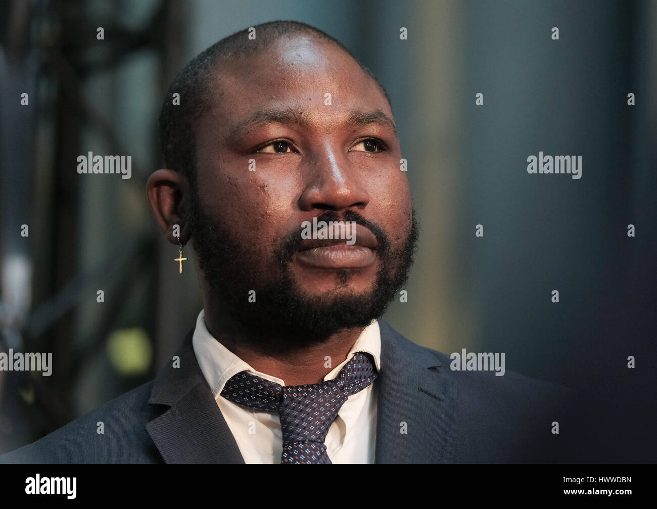Hamburg, Germany. 23rd Mar, 2017. The British cruiserweight boxer Ola ...