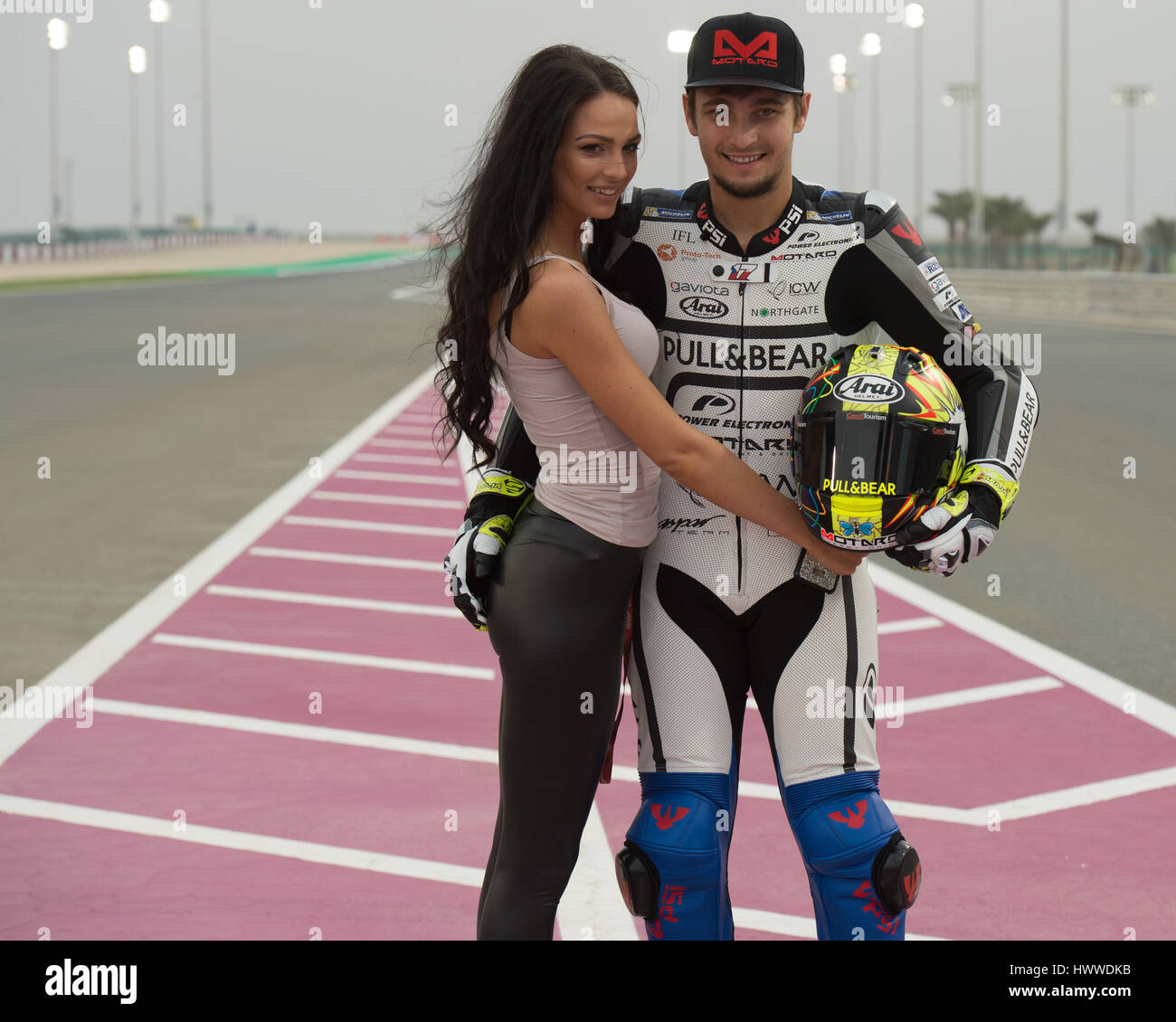 Losail International Circuit, Qatar. 23rd Mar, 2017. Karel Abraham who ...