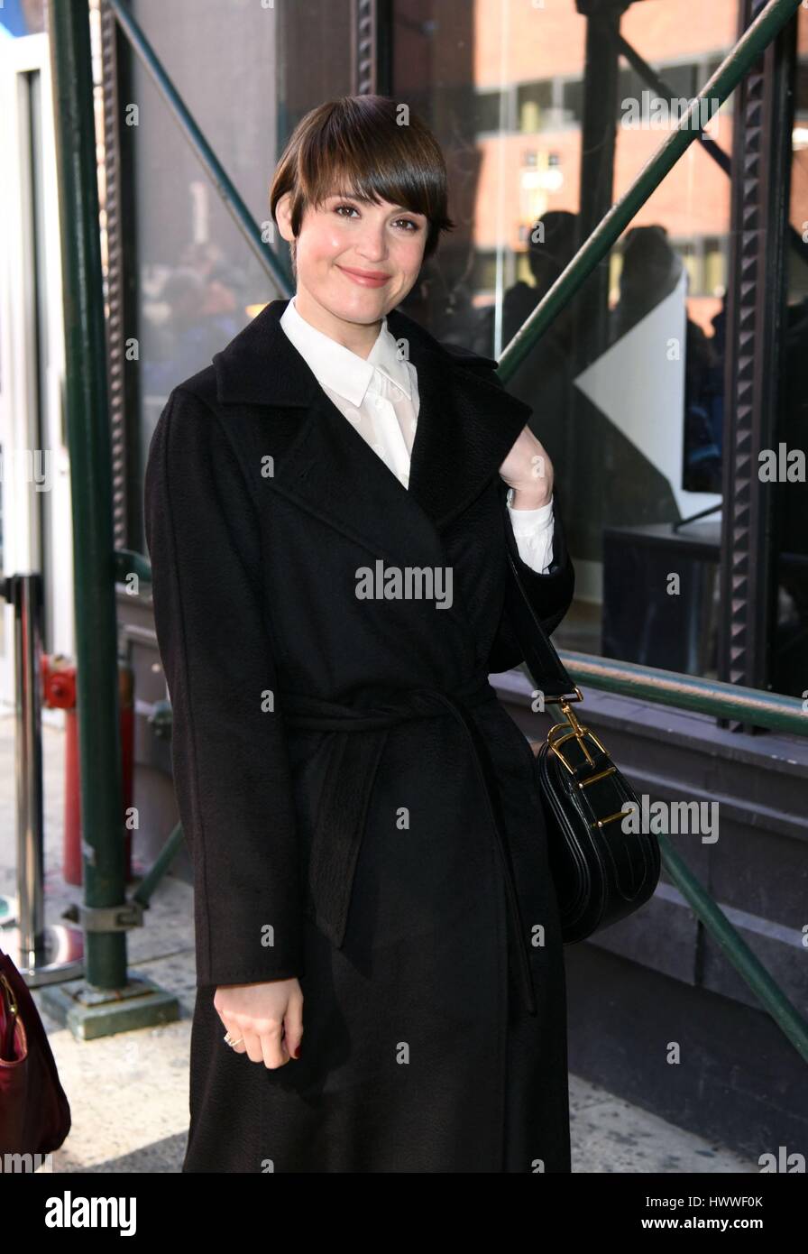 New York, NY, USA. 23rd Mar, 2017. Gemma Arteron out and about for ...