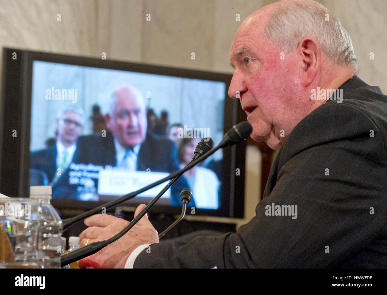 Washington DC, USA. 23rd March, 2017. Former Governor George "Sonny ...