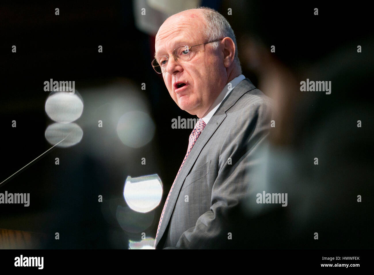 Washington, DC, USA. 23rd Mar, 2017. Ian Read, Chairman and CEO of ...
