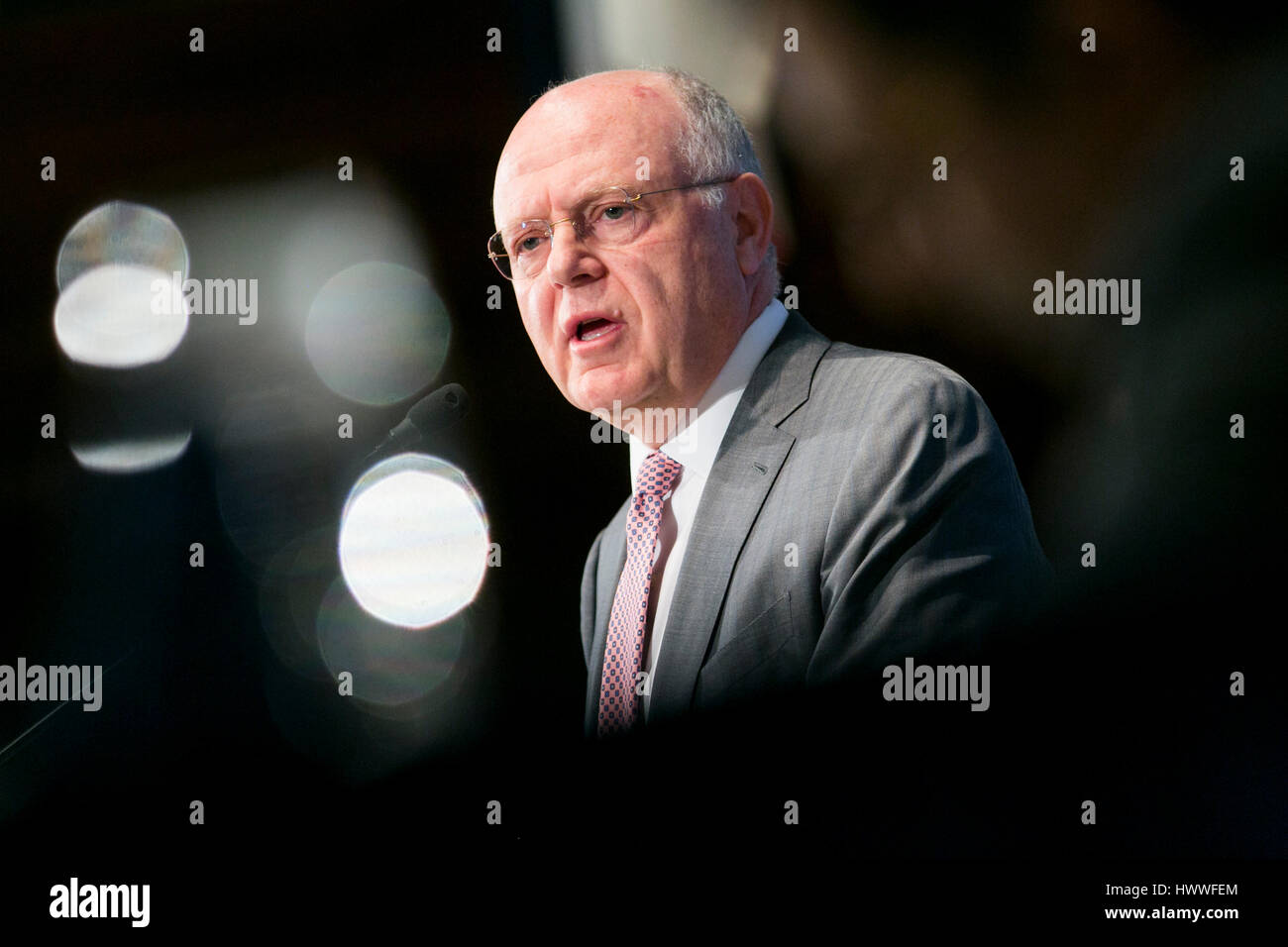 Washington, DC, USA. 23rd Mar, 2017. Ian Read, Chairman and CEO of ...