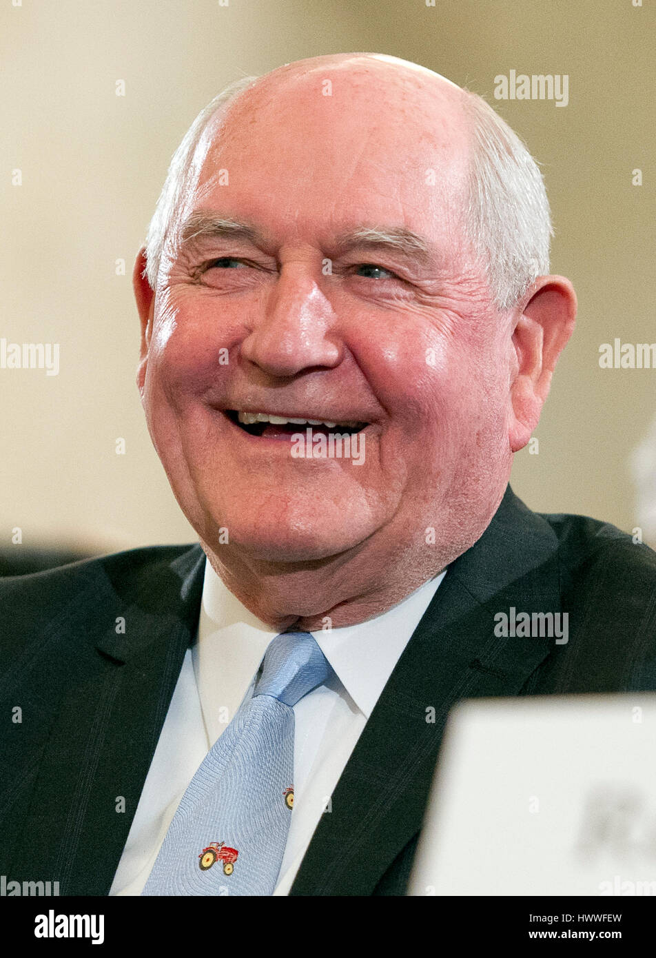 Washington DC, USA. 23rd March, 2017. Former Governor George "Sonny ...