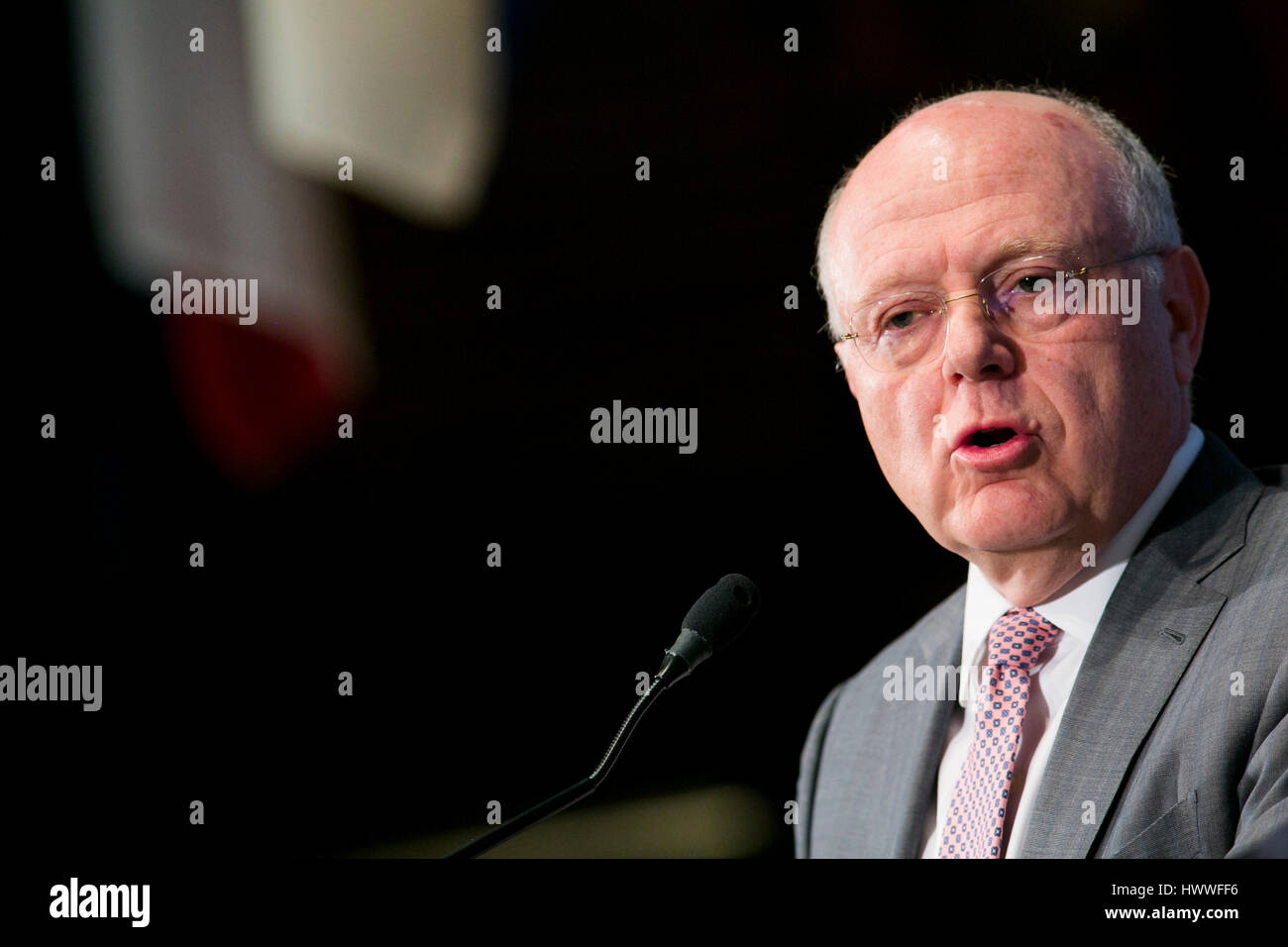 Washington, DC, USA. 23rd Mar, 2017. Ian Read, Chairman and CEO of ...
