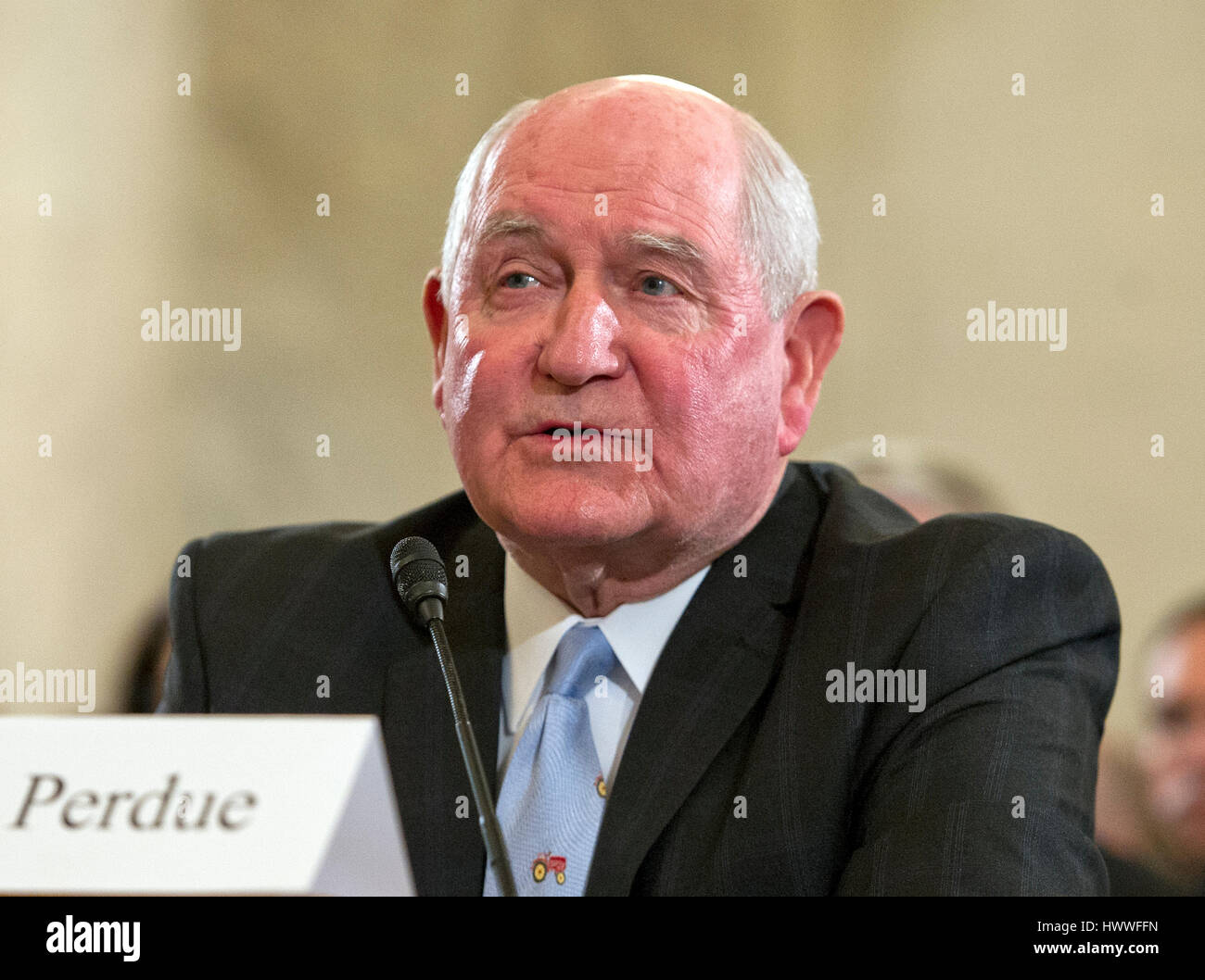 Washington DC, USA. 23rd March, 2017. Former Governor George "Sonny ...