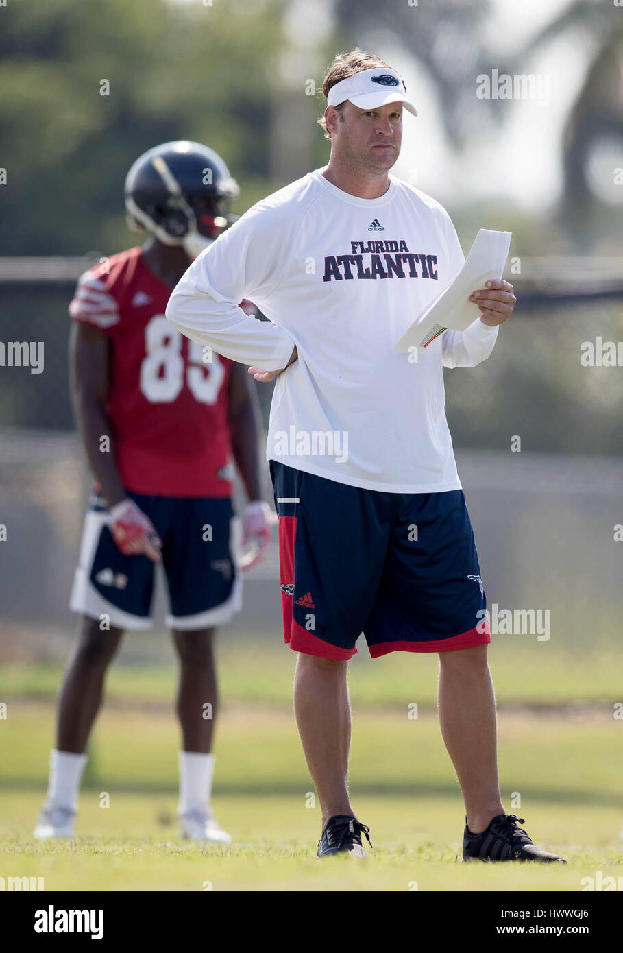 Boca Raton, Florida, USA. 23rd Mar, 2017. FAU head coach Lane Kiffin at ...