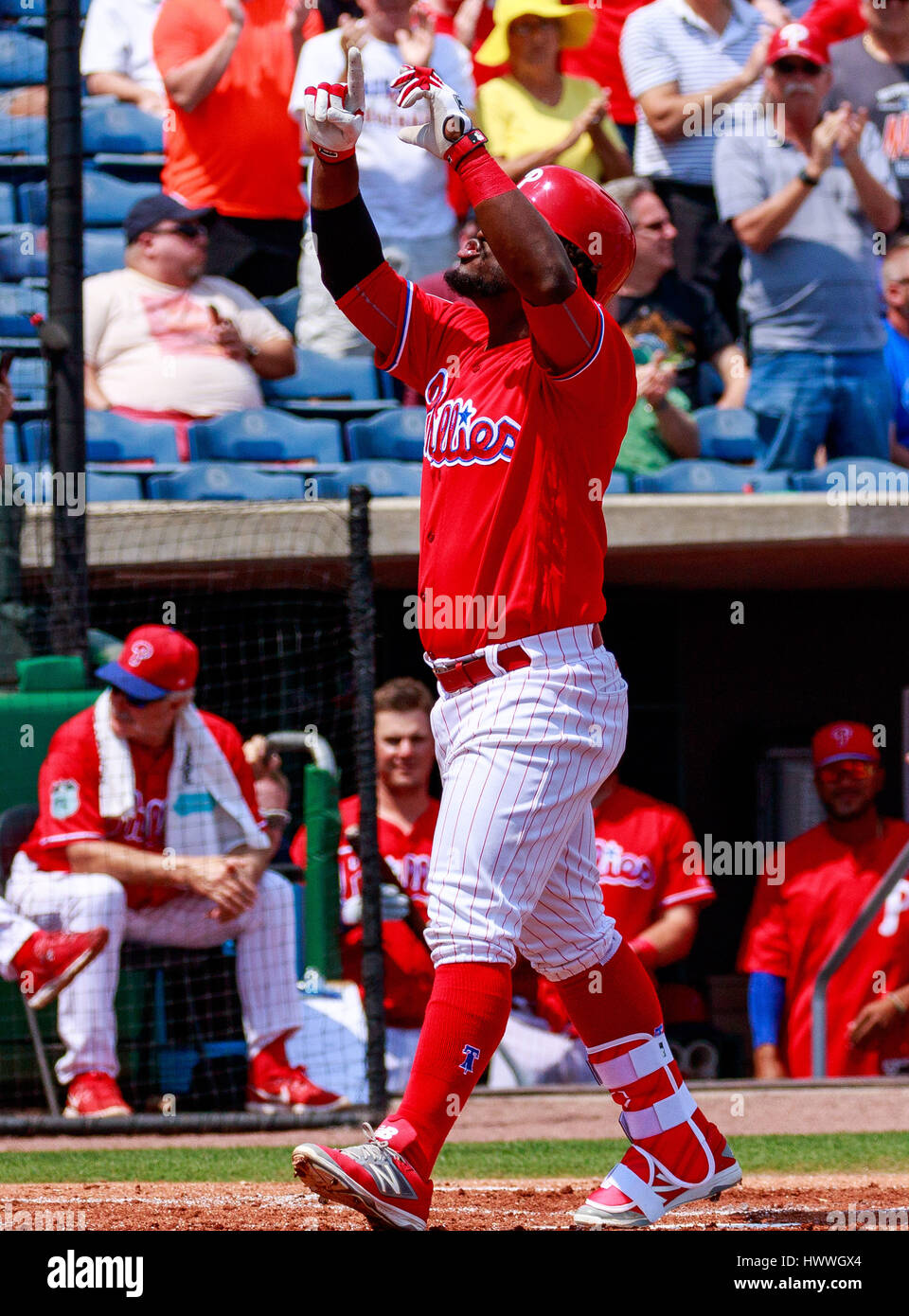 Spectrum Field. 23rd Mar, 2017. Florida, USA-Philadelphia Phillies ...
