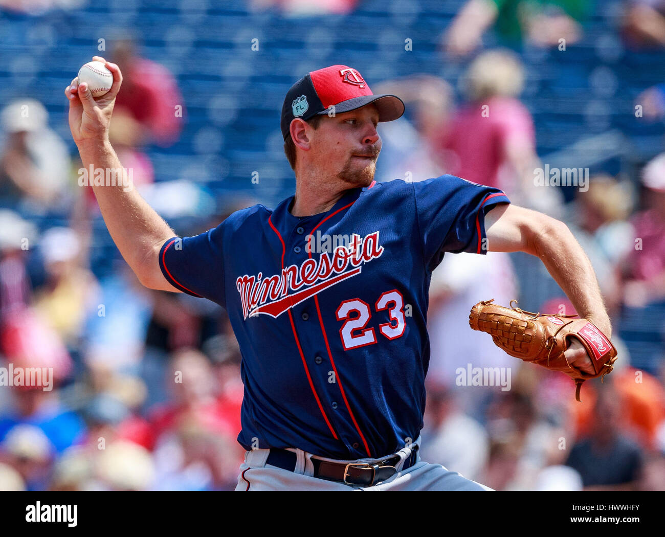 Spectrum Field. 23rd Mar, 2017. Florida, USA-Minnesota Twins relief ...
