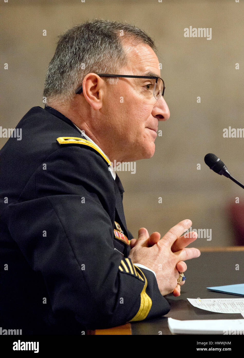 Washington DC, USA. 23rd March, 2017. United States Army General Curtis ...