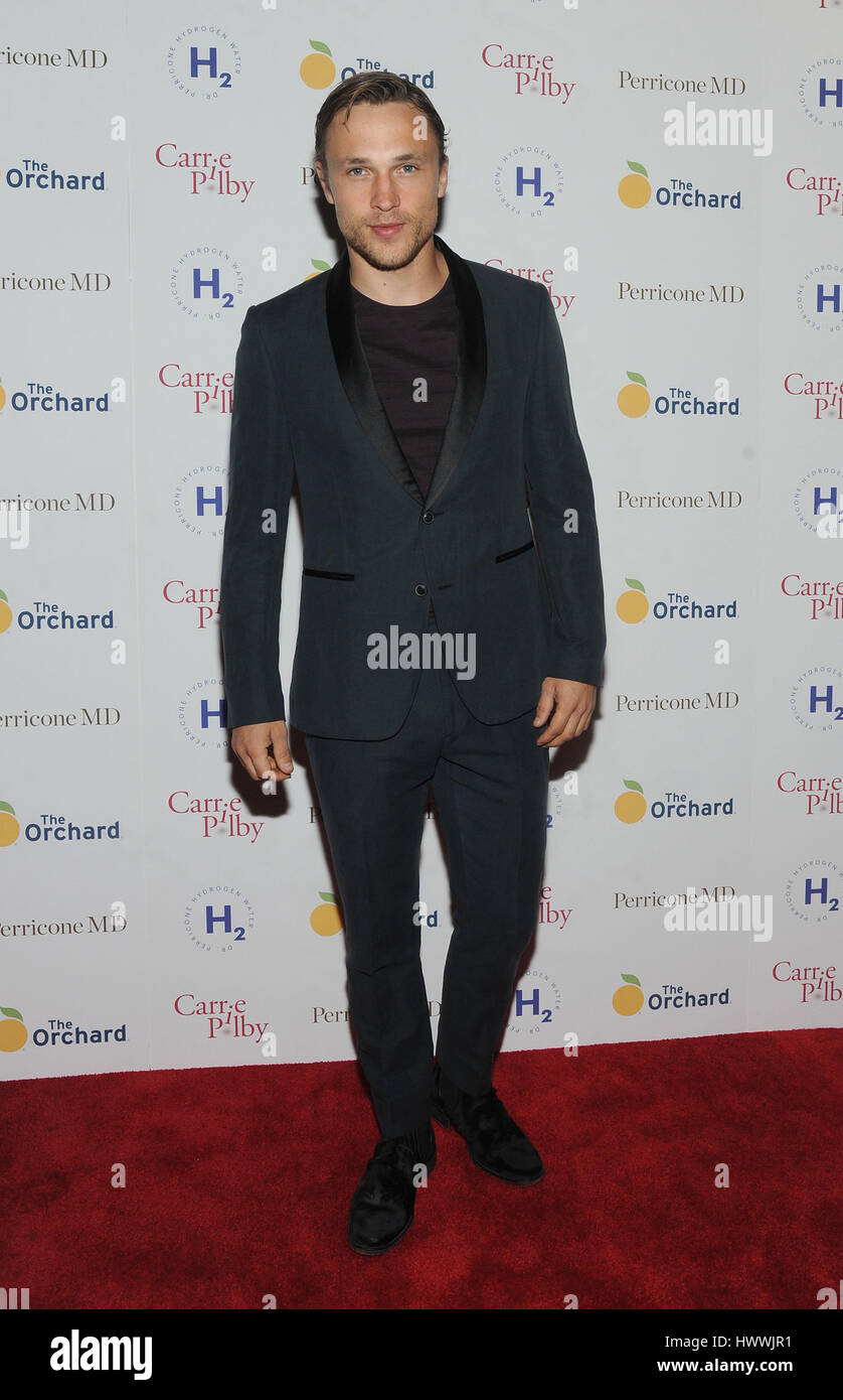 New York, USA. 23rd March, 2017. Actor William Moseley attend the ...
