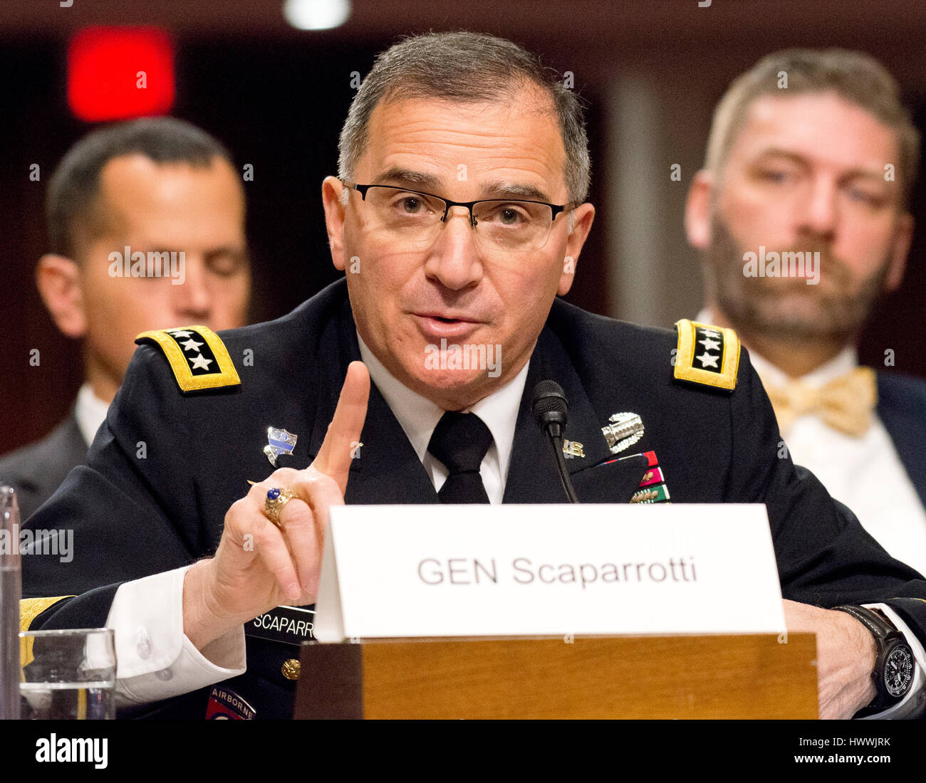 Washington DC, USA. 23rd March, 2017. United States Army General Curtis ...