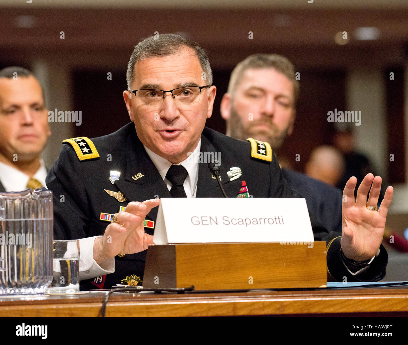 Washington DC, USA. 23rd March, 2017. United States Army General Curtis ...