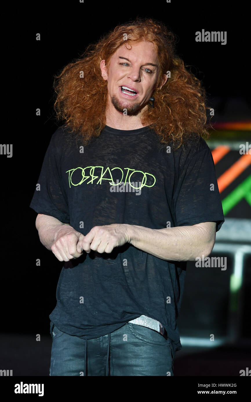 Fort Lauderdale, FL, USA. 23rd Mar, 2017. Carrot Top performs at The ...