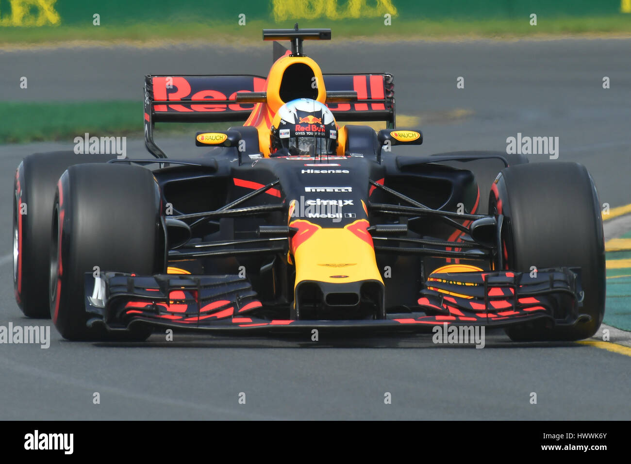 Albert Park, Melbourne, Australia. 24th Mar, 2017. Daniel Ricciardo ...