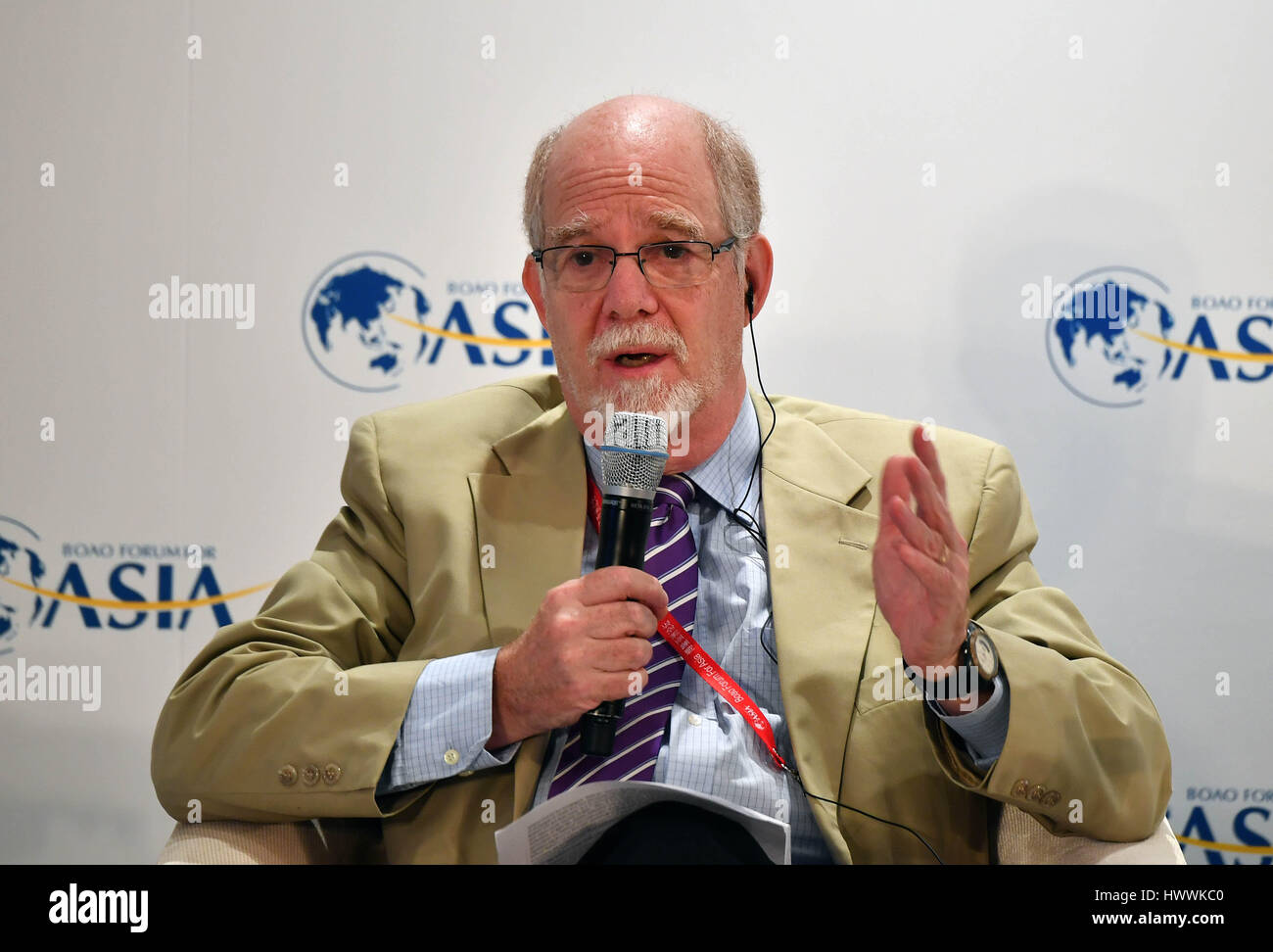 Boao, China's Hainan Province. 24th Mar, 2017. Jim Stone, chairman of ...