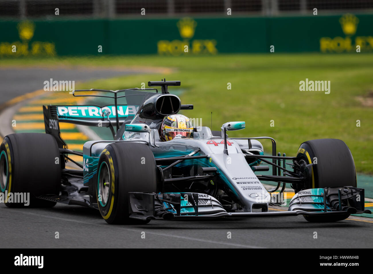 Lewis hamilton mercedes finish line hi-res stock photography and images ...