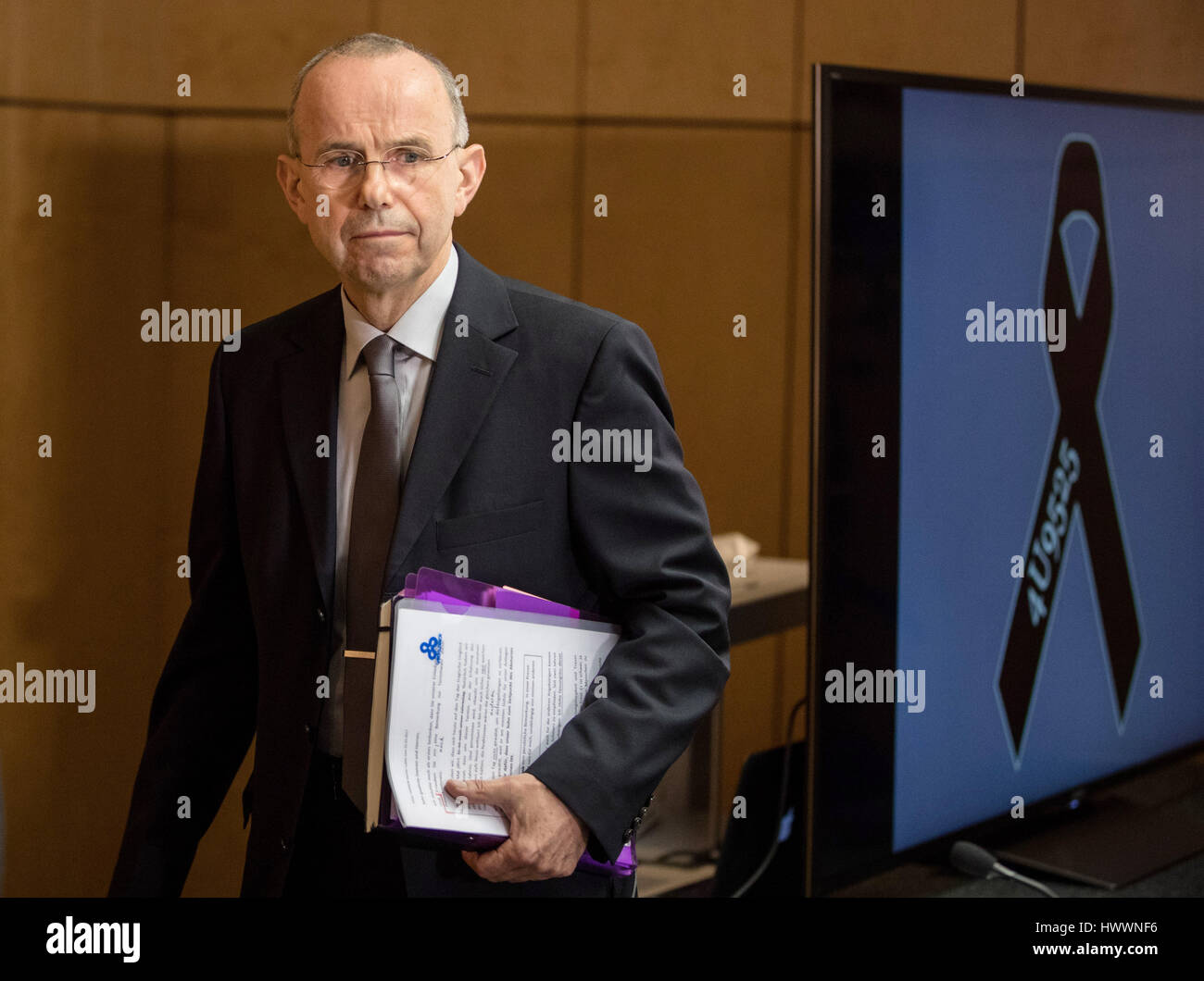 Guenter Lubitz, father of the Germanwings co-pilot of the plane crash ...