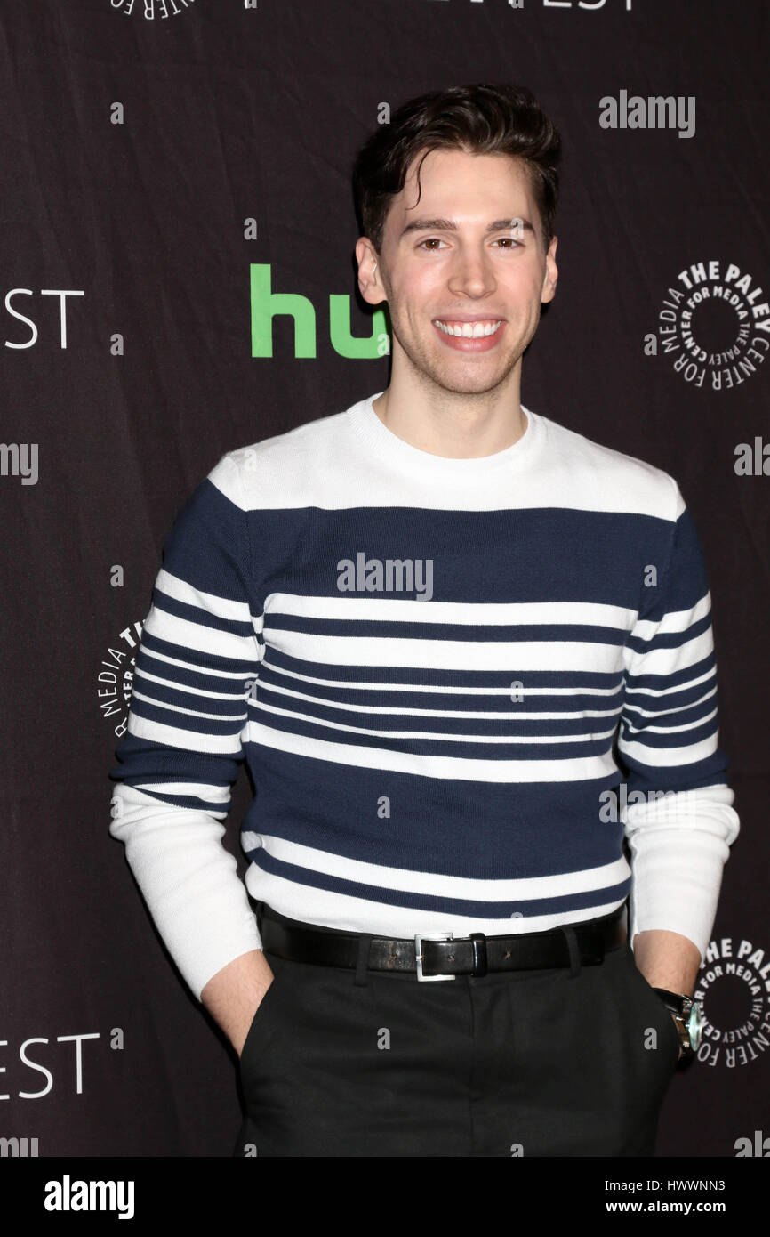 Hollywood, Ca. 23rd Mar, 2017. Jordan Gavaris at the 34th Annual ...