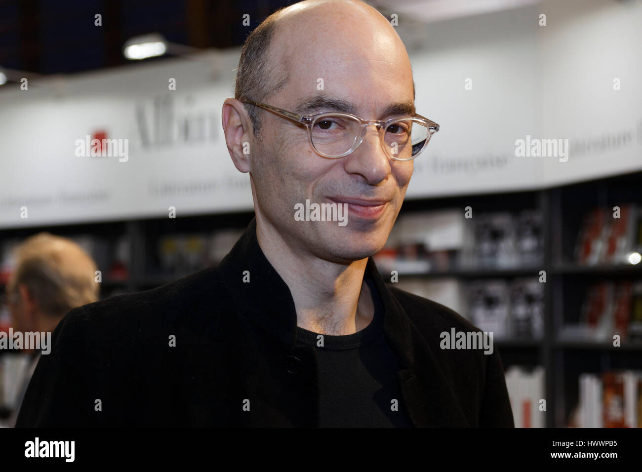 Paris, France. 23rd March 2017. Bernard Werber attends opening 37th ...