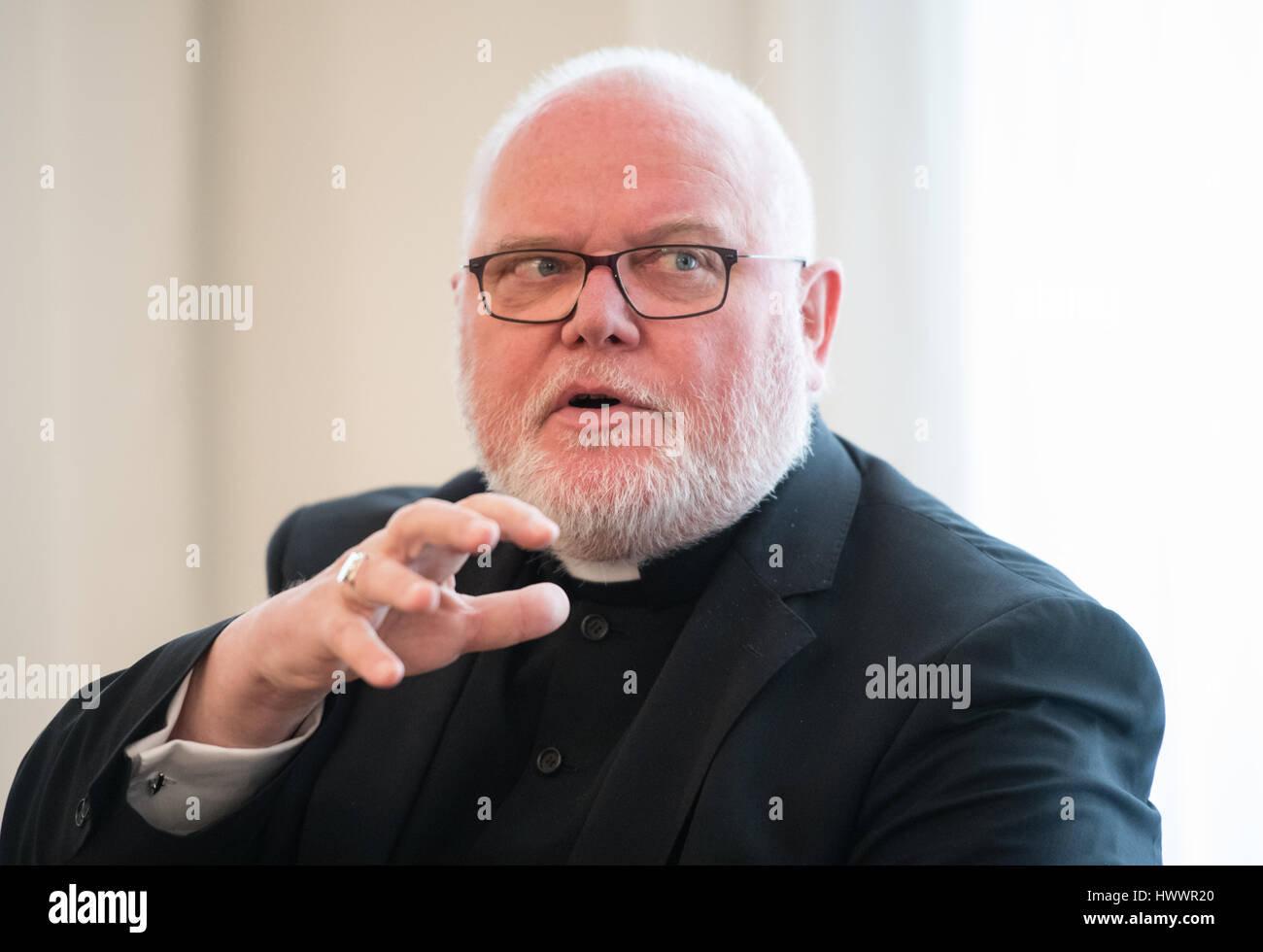 Reinhard Kardinal Marx, arch bishop of Munich and Freising, speaks ...