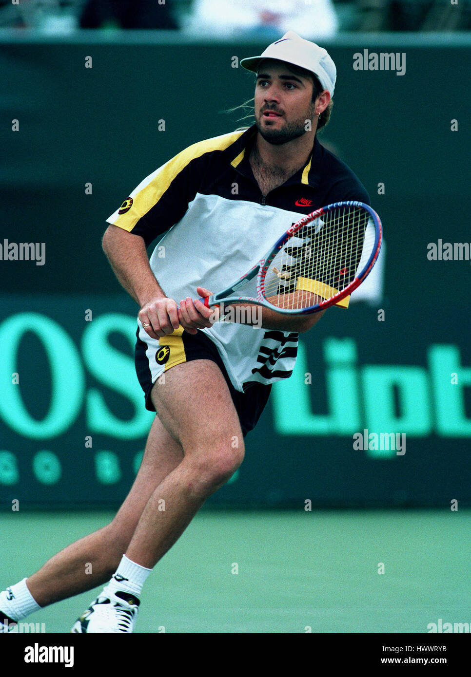 ANDRE AGASSI USA 23 March 1993 Stock Photo - Alamy
