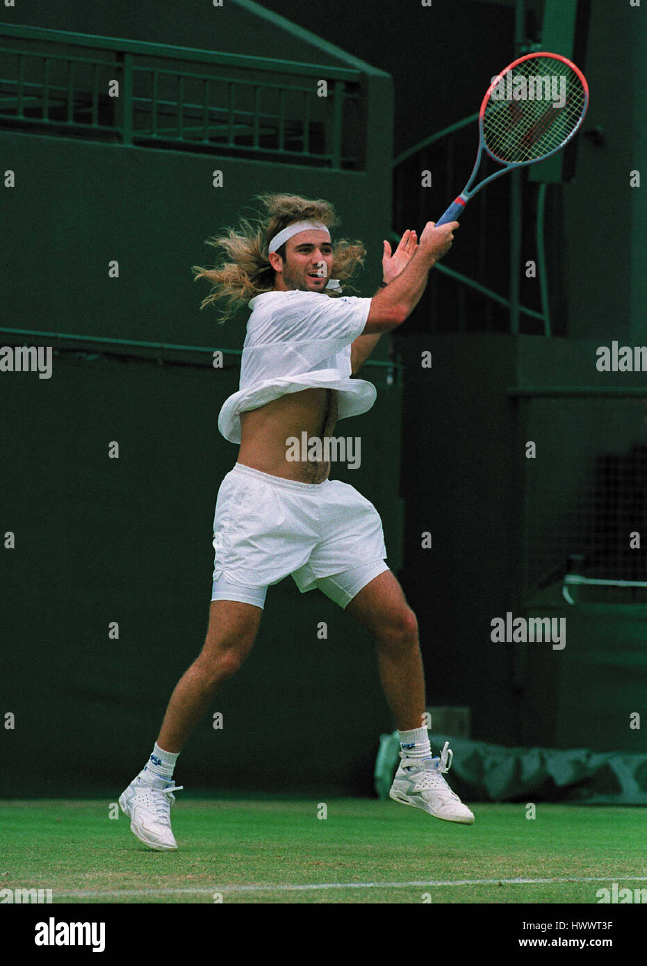 ANDRE AGASSI USA 29 June 1992 Stock Photo - Alamy