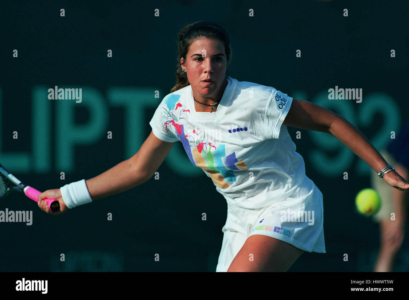 JENNIFER CAPRIATI USA 23 March 1992 Stock Photo - Alamy