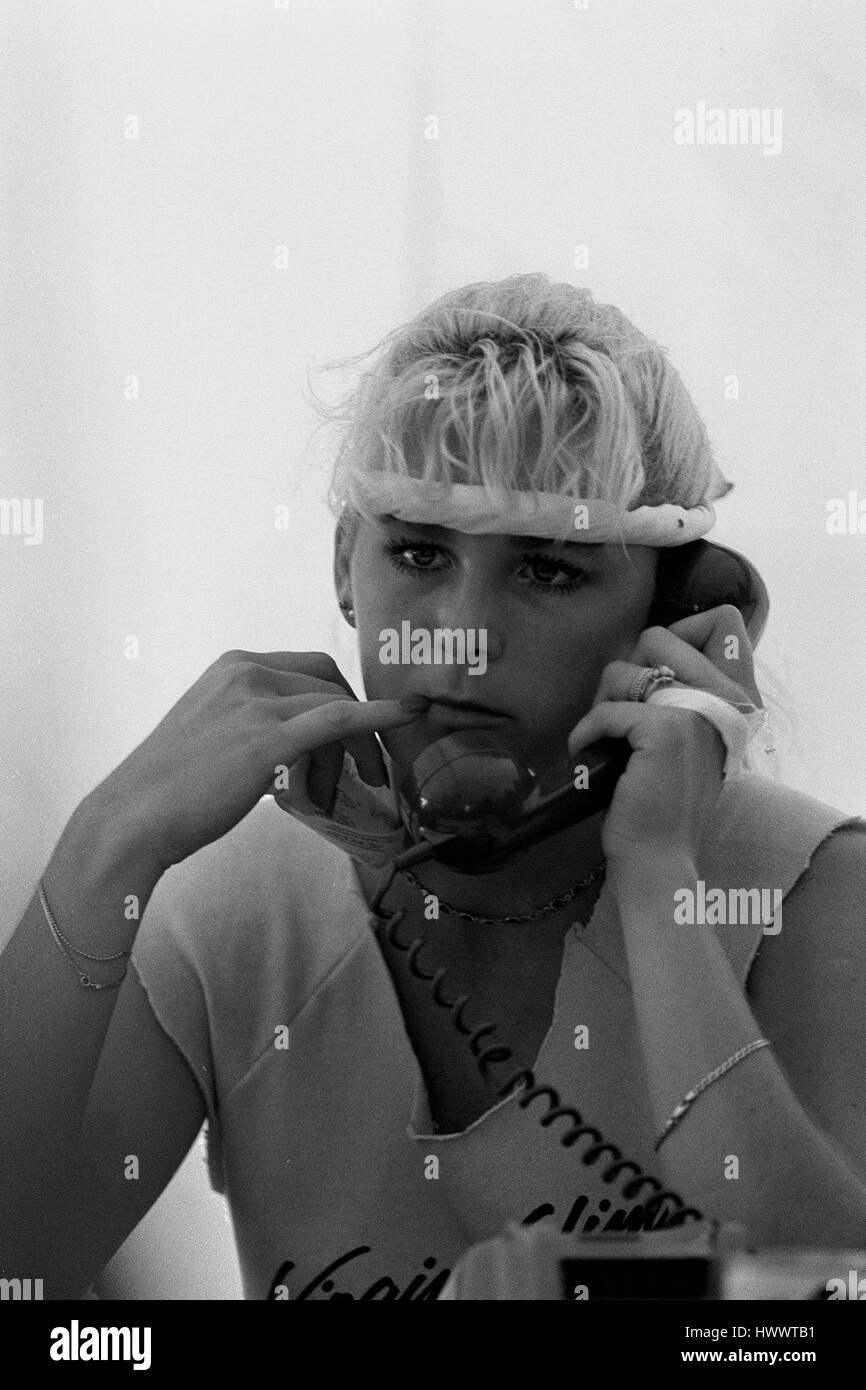 ANDREA TEMESVARI WIMBLEDON CHAMPIONSHIP 29 June 1984 Stock Photo - Alamy