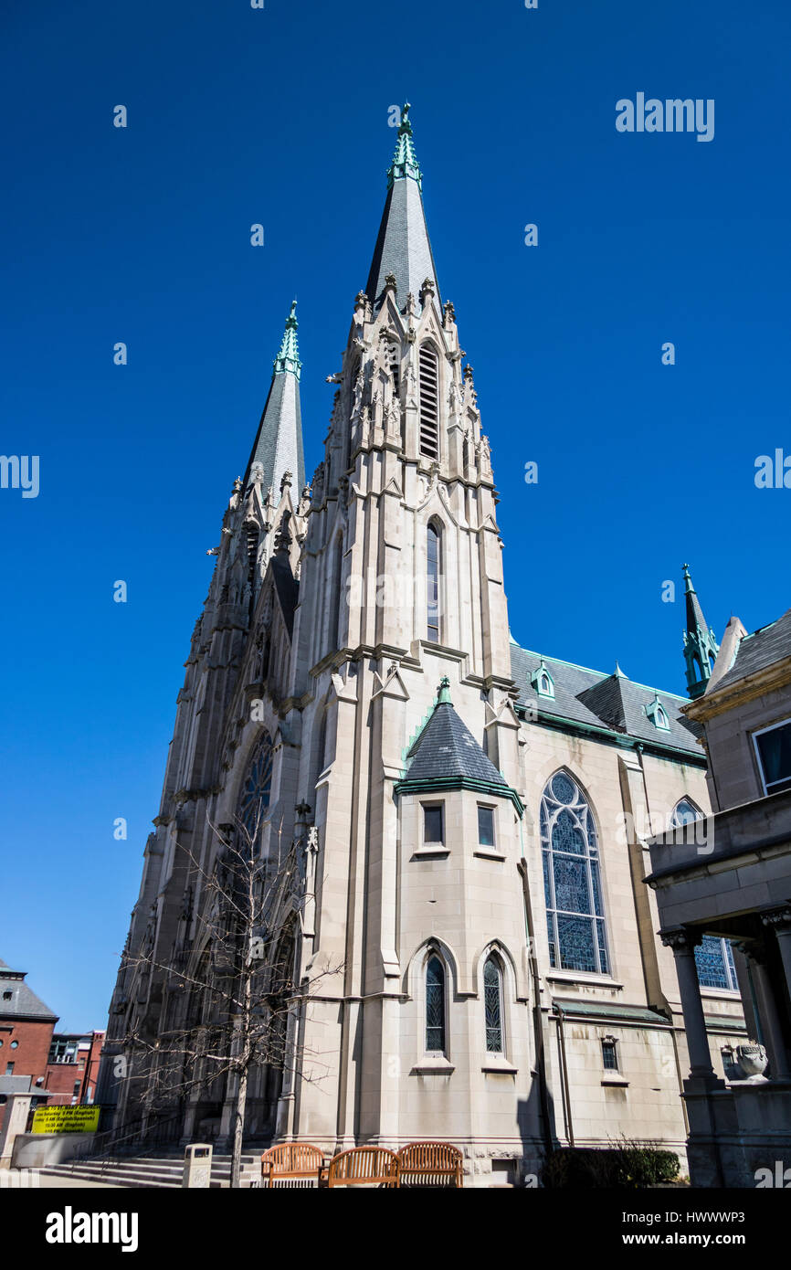 Indianapolis - Circa March 2017: St. Mary Catholic Church. The present ...