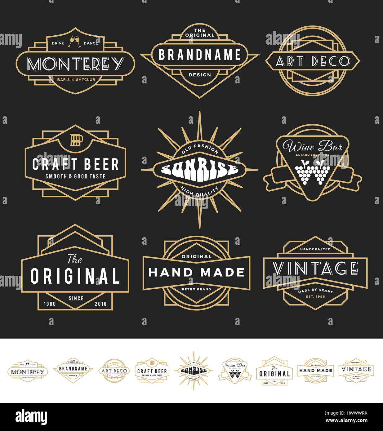 Retro Business Logo Do Hand Drawn Retro Vintage Business Logo Design