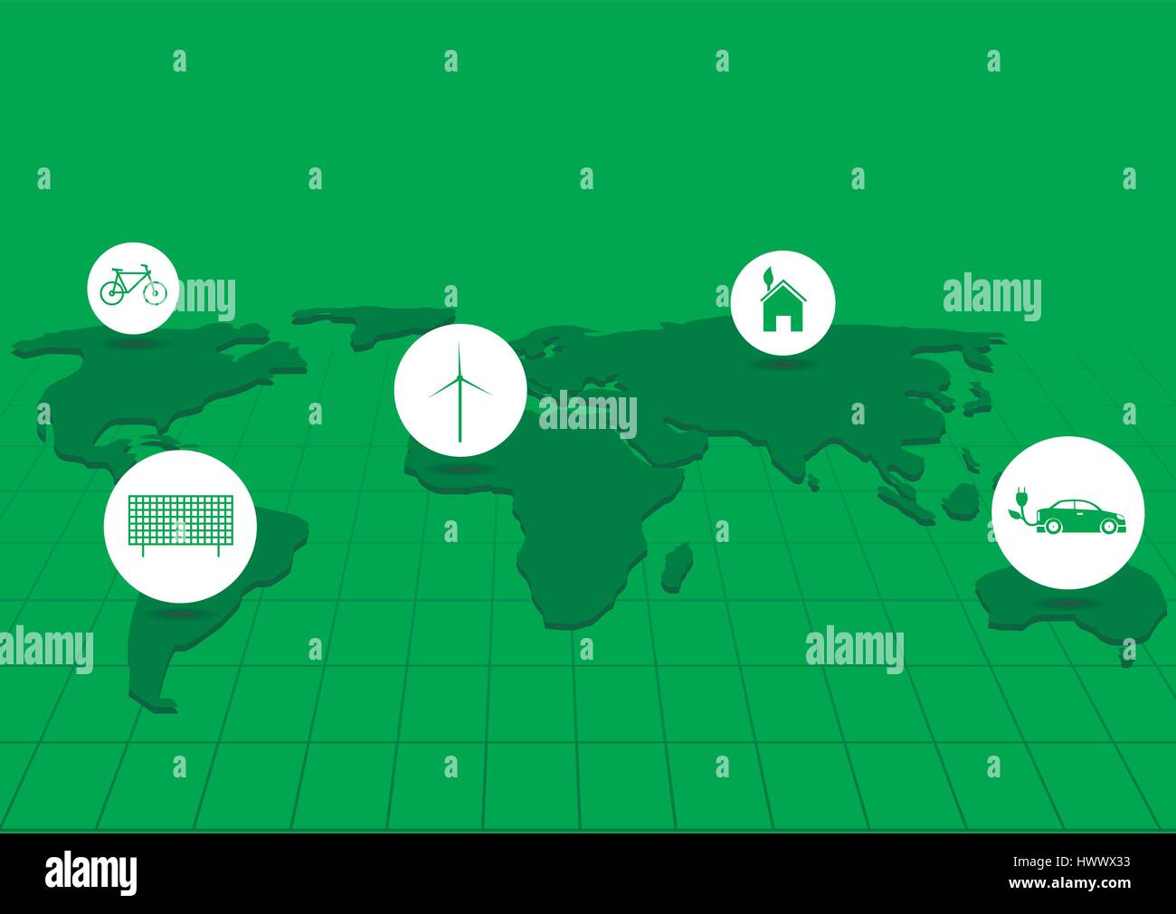 Green earth Stock Vector Images - Alamy