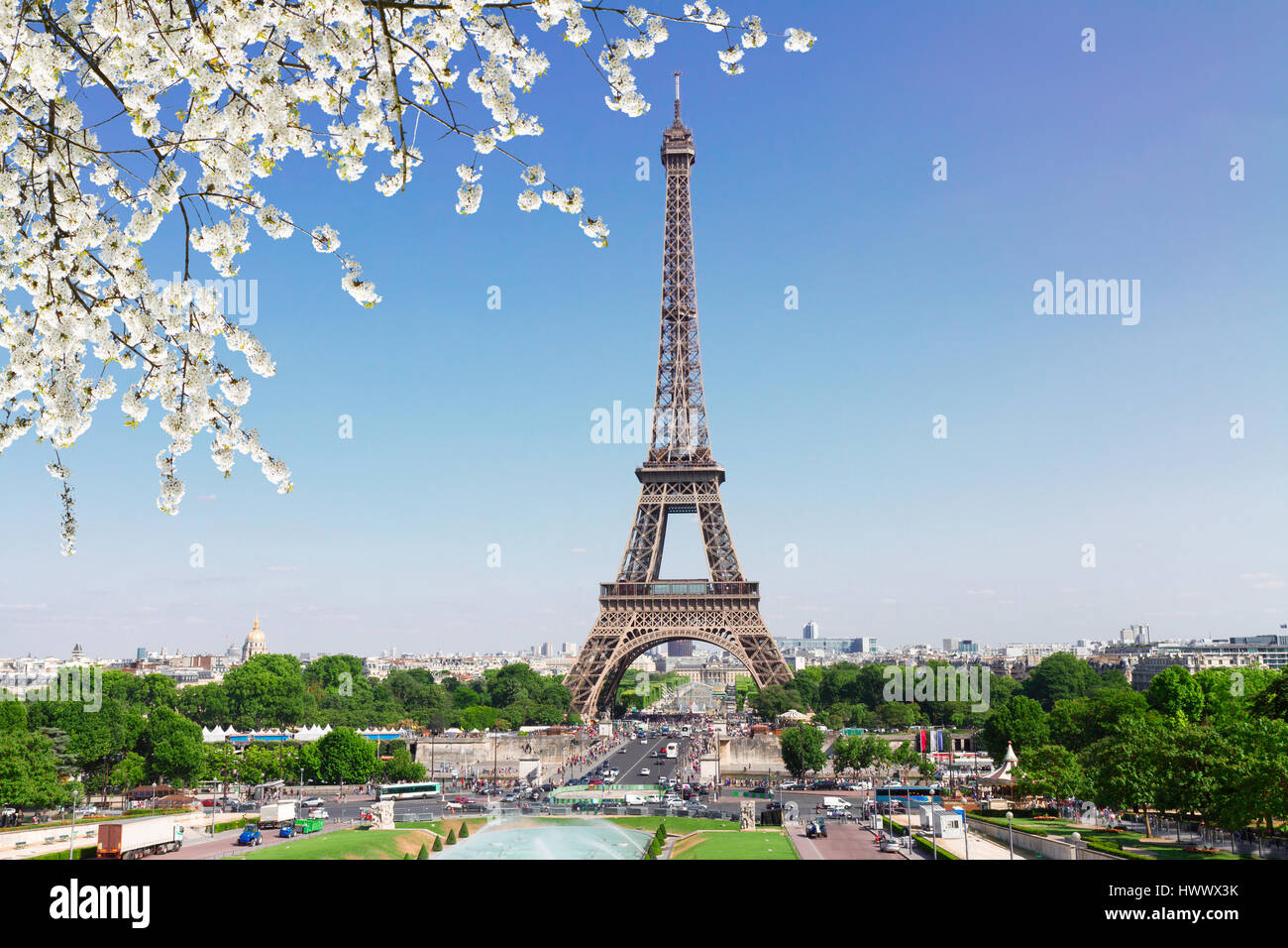Eiffel Tower and Paris cityscape Stock Photo - Alamy