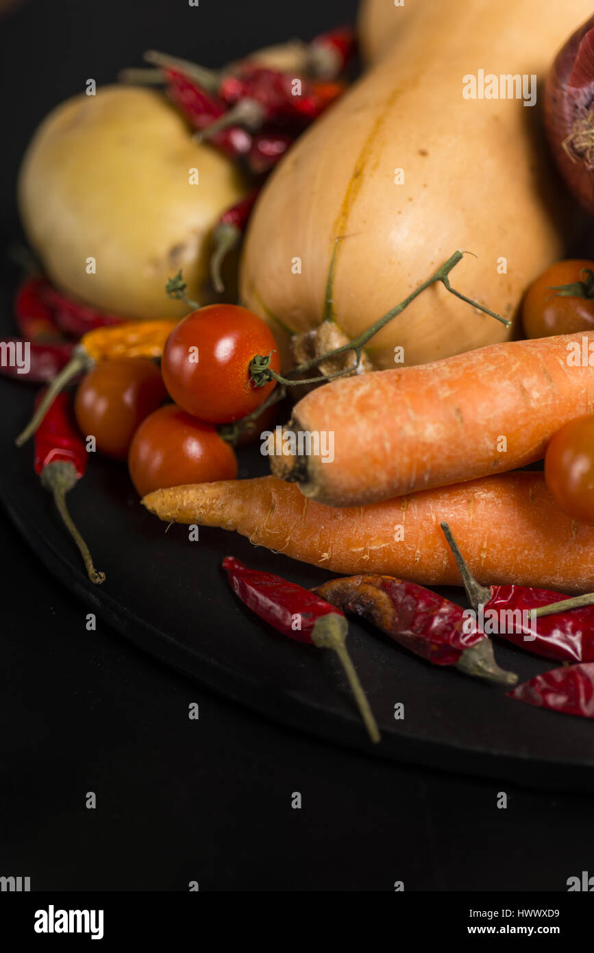 Ground organic vegetables Stock Photo - Alamy