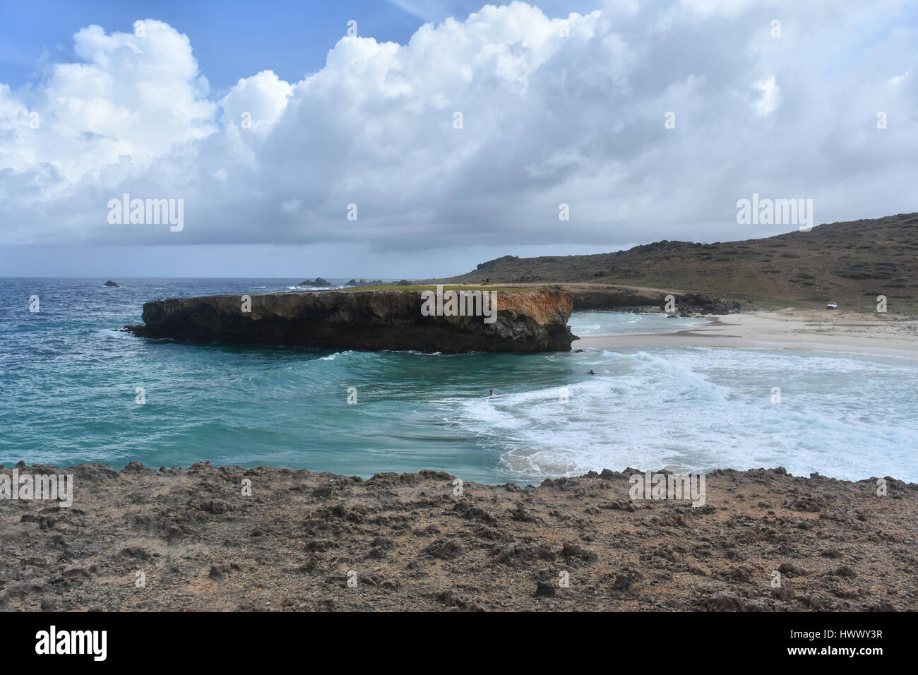 Aruba's Boca Keto beach on the east coast Stock Photo - Alamy