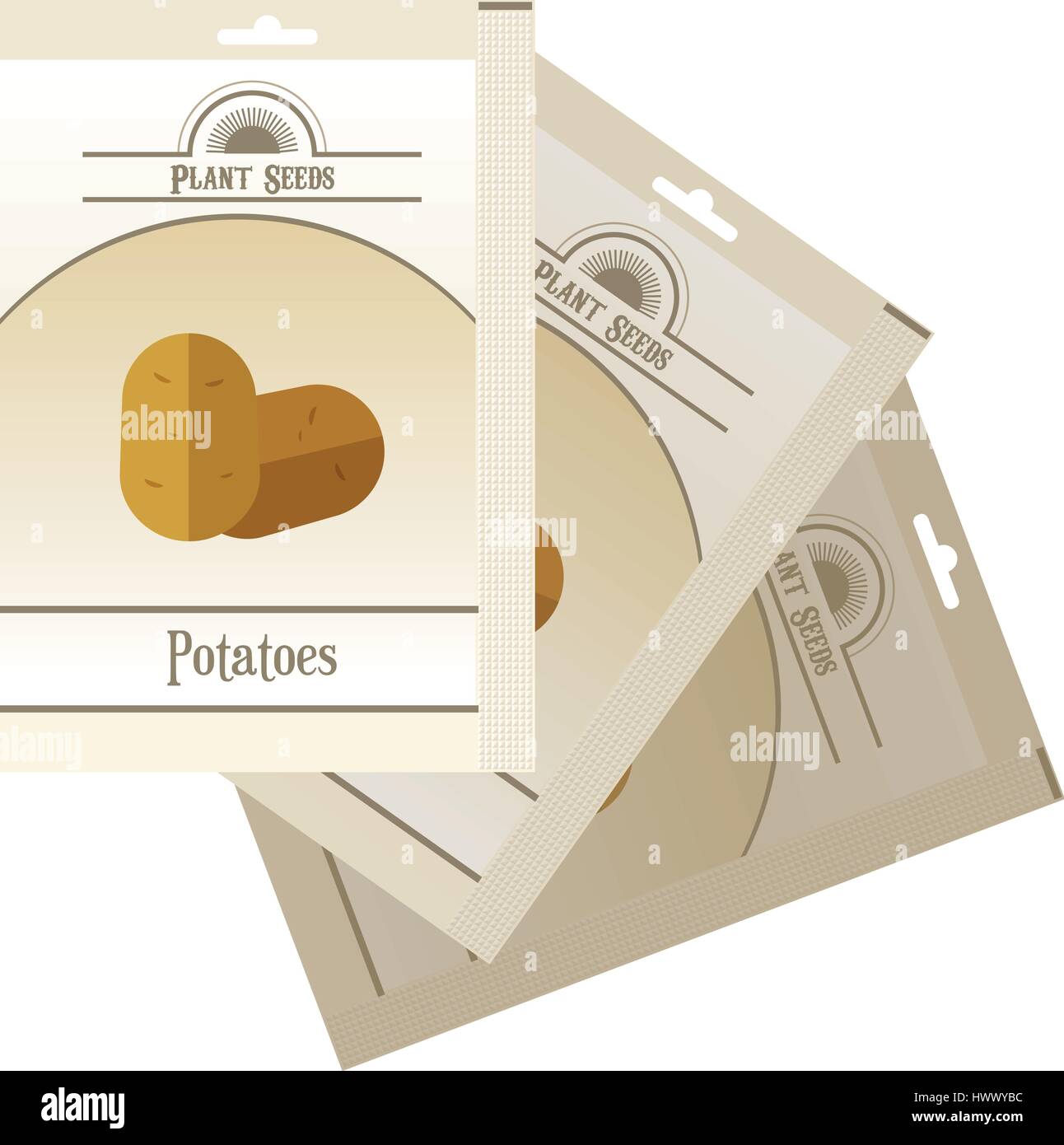 Pack of Potatoes seeds icon Stock Vector Image & Art - Alamy