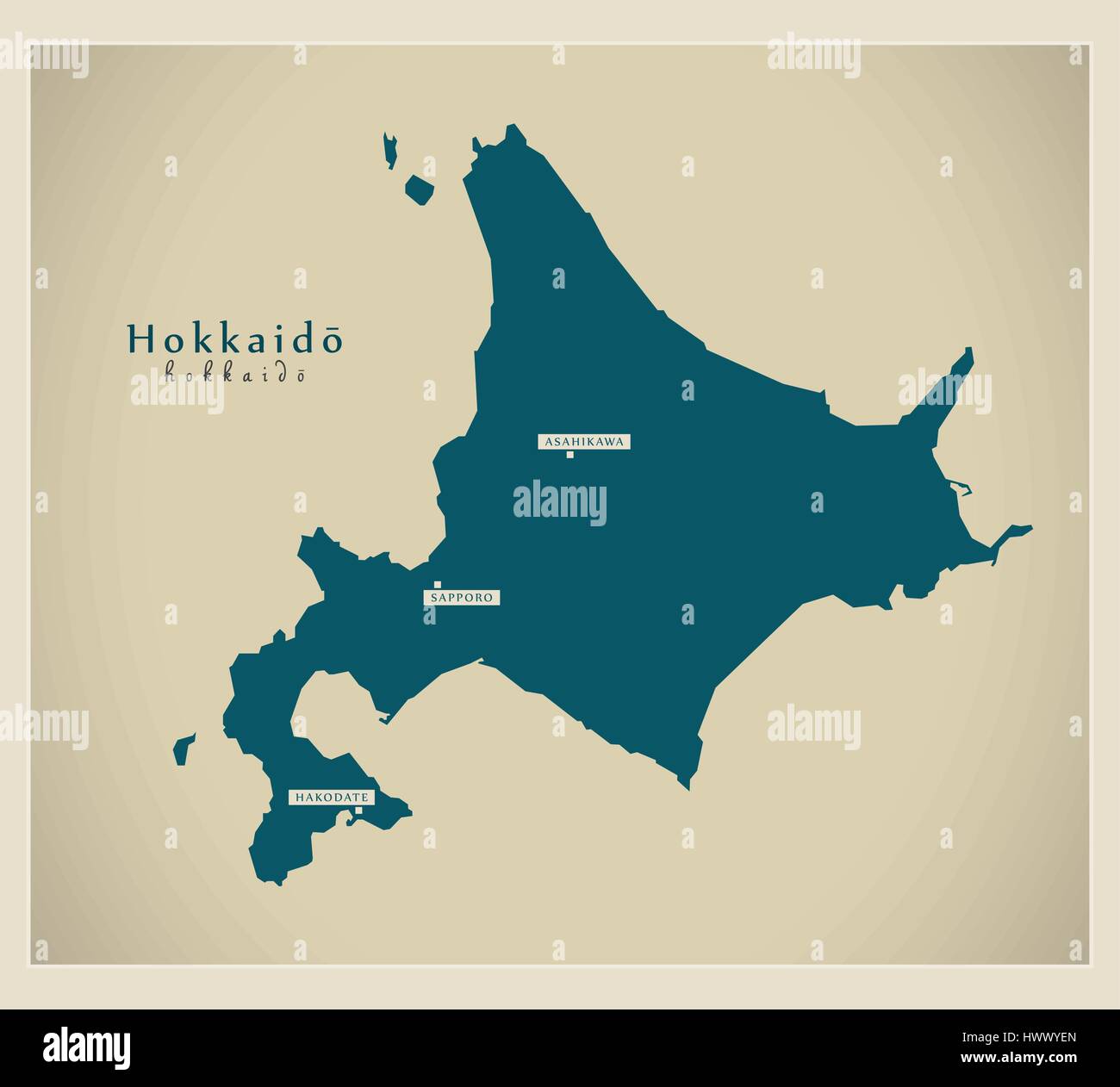 Hokkaido Stock Vector Images - Alamy