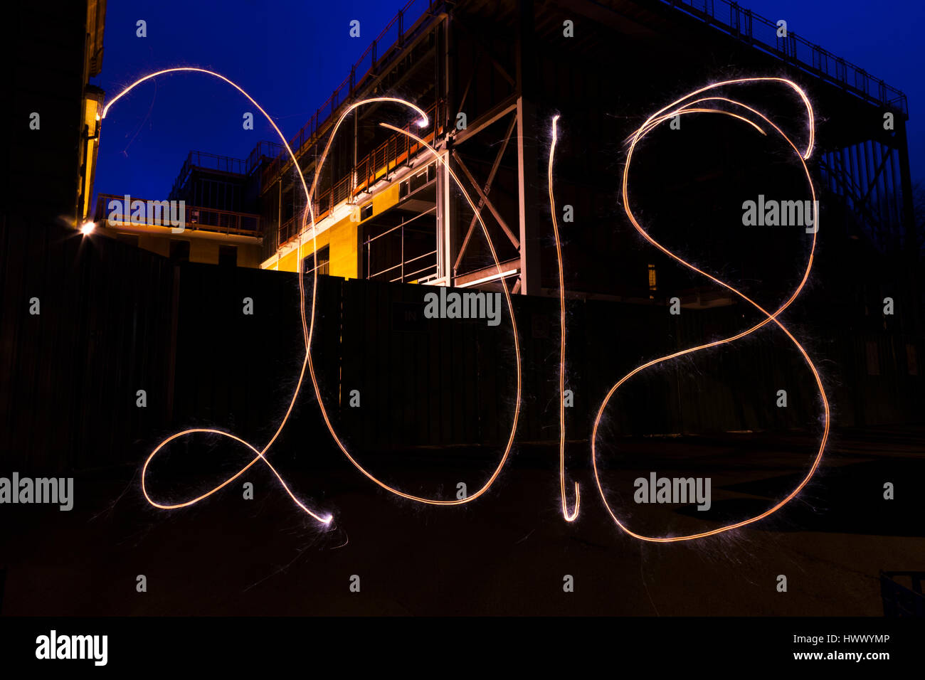 Sparkler Writing High Resolution Stock Photography and Images - Alamy