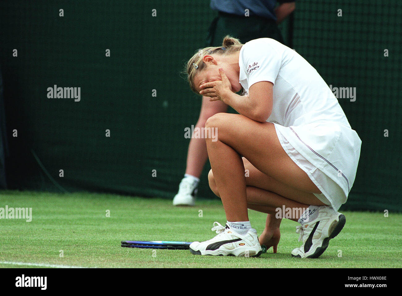 ANKE HUBER GERMANY WIMBLEDON LONDON 10 July 2000 Stock Photo - Alamy